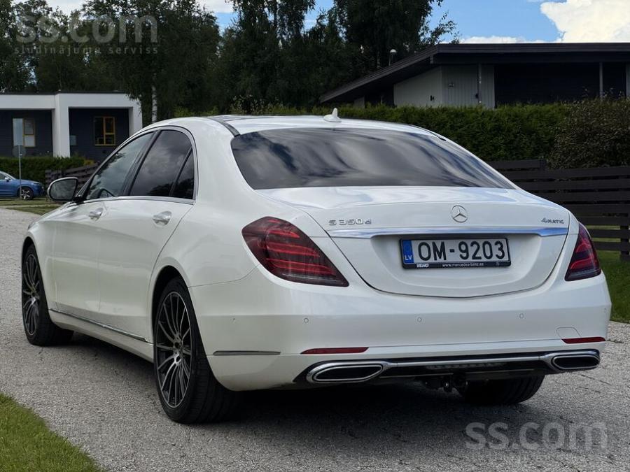 Balts Mercedes-Benz S 350 2017 Valka, ar dzinēja tilpumu 2.90 L un nobraukumu 125 tūkst. km par 41490 €, foto 7 vietnē AUTOMOTO.COM.LV