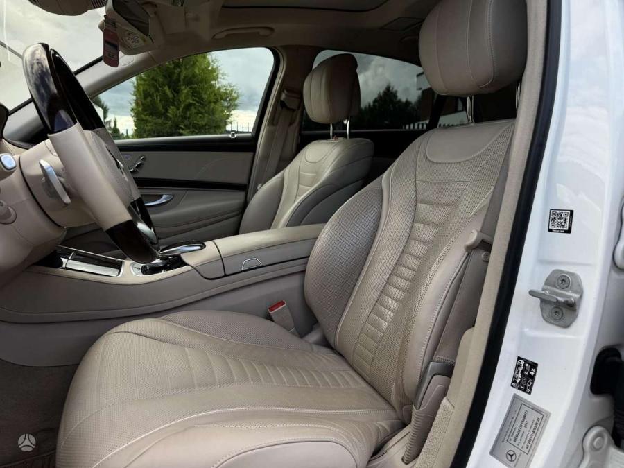 Balts Mercedes-Benz S 350 2017 Tartu, ar dzinēja tilpumu 2.93 L un nobraukumu 125 tūkst. km par 41490 €, foto 25 vietnē AUTOMOTO.COM.LV