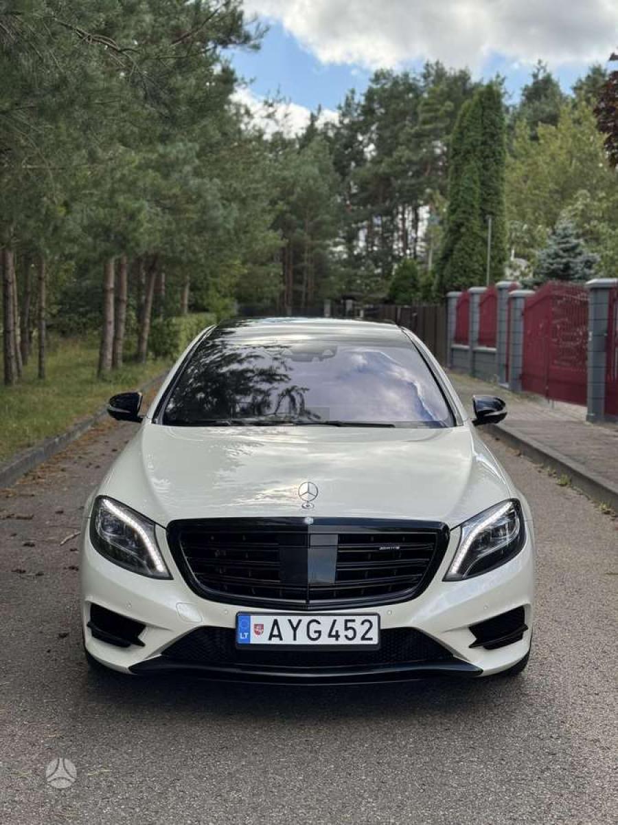 Balts Mercedes-Benz S 350 2017 Viļņa, ar dzinēja tilpumu 3.00 L un nobraukumu 360 tūkst. km par 23500 €, foto 3 vietnē AUTOMOTO.COM.LV