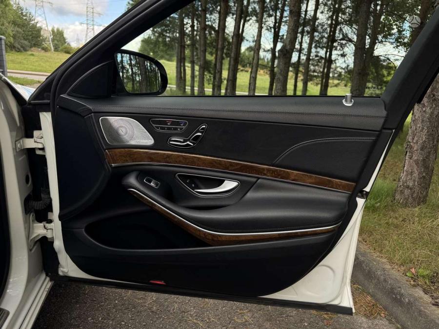 Balts Mercedes-Benz S 350 2017 Viļņa, ar dzinēja tilpumu 3.00 L un nobraukumu 360 tūkst. km par 23500 €, foto 17 vietnē AUTOMOTO.COM.LV