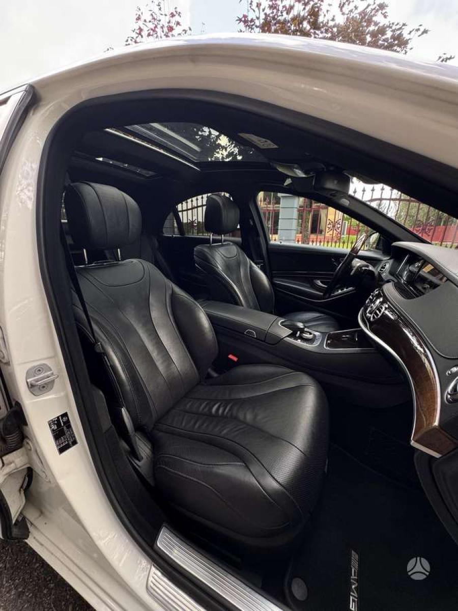 Balts Mercedes-Benz S 350 2017 Viļņa, ar dzinēja tilpumu 3.00 L un nobraukumu 360 tūkst. km par 23500 €, foto 18 vietnē AUTOMOTO.COM.LV