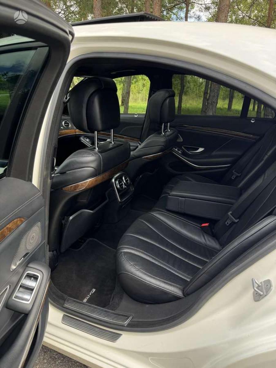 Balts Mercedes-Benz S 350 2017 Viļņa, ar dzinēja tilpumu 3.00 L un nobraukumu 360 tūkst. km par 23500 €, foto 24 vietnē AUTOMOTO.COM.LV
