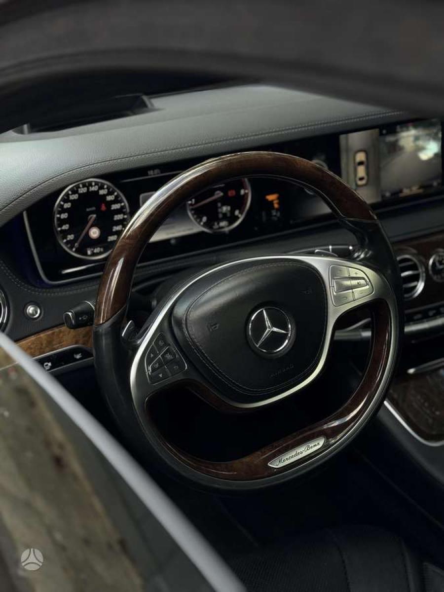 Balts Mercedes-Benz S 350 2017 Viļņa, ar dzinēja tilpumu 3.00 L un nobraukumu 360 tūkst. km par 23500 €, foto 28 vietnē AUTOMOTO.COM.LV