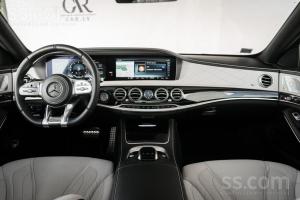 White Mercedes-Benz S 350 2019 in Riga, with an engine capacity of 3.00 L and mileage of 83 thousand km for 53500 €, photo 8 on AUTOMOTO.COM.LV
