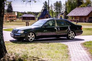Черный Мерседес С 400 1991 в Елгава, объемом двигателя 4.20 л и пробегом 225 тыс. км за 4500 €, фото  на AUTOMOTO.COM.LV