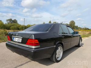Melns Mercedes-Benz S 400 1992 Rīga, ar dzinēja tilpumu 4.20 L un nobraukumu 400 tūkst. km par 9500 €, foto 4 vietnē AUTOMOTO.COM.LV