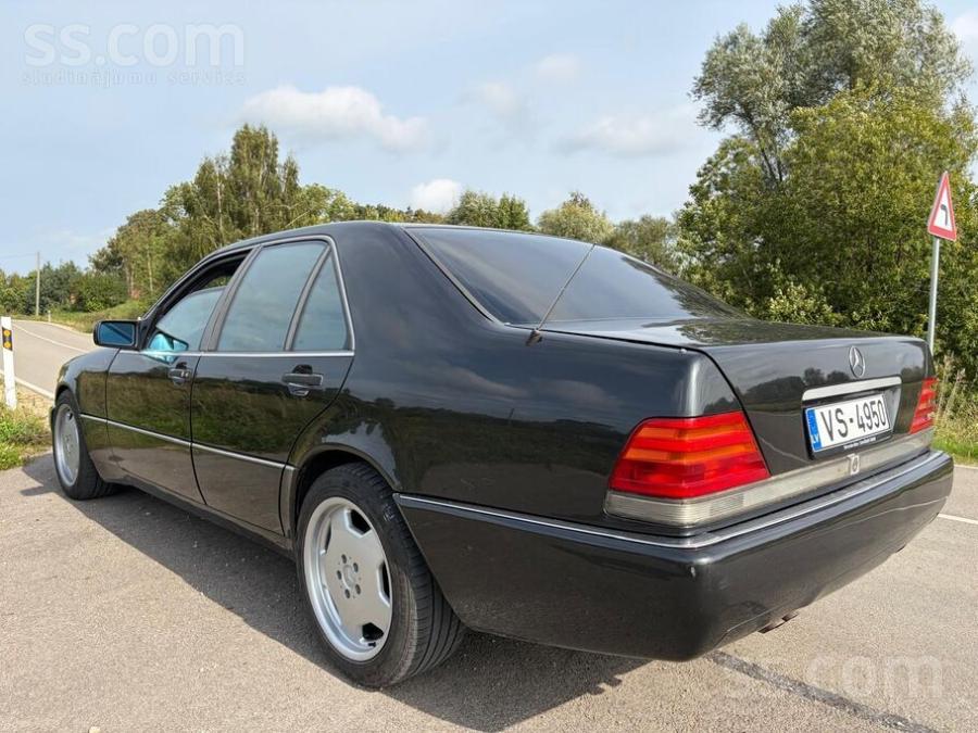 Melns Mercedes-Benz S 400 1992 Rīga, ar dzinēja tilpumu 4.20 L un nobraukumu 400 tūkst. km par 9500 €, foto 5 vietnē AUTOMOTO.COM.LV