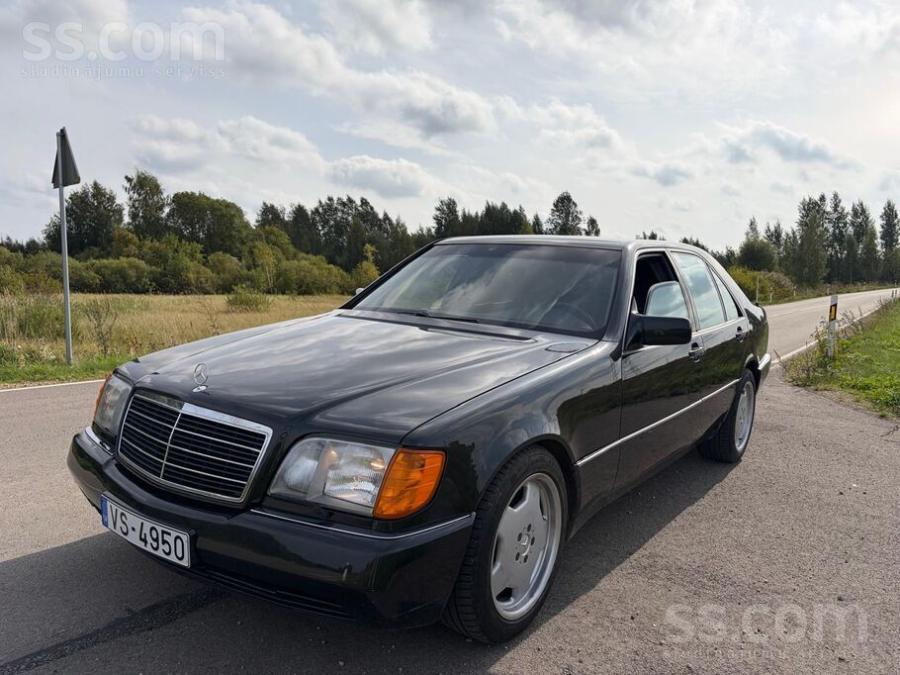 Melns Mercedes-Benz S 400 1992 Rīga, ar dzinēja tilpumu 4.20 L un nobraukumu 400 tūkst. km par 9500 €, foto 7 vietnē AUTOMOTO.COM.LV