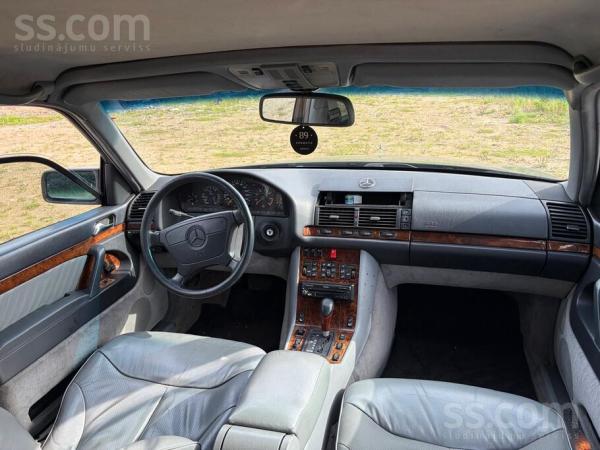 Melns Mercedes-Benz S 400 1992 Rīga, ar dzinēja tilpumu 4.20 L un nobraukumu 400 tūkst. km par 9500 €, foto 8 vietnē AUTOMOTO.COM.LV