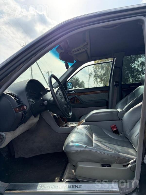 Melns Mercedes-Benz S 400 1992 Rīga, ar dzinēja tilpumu 4.20 L un nobraukumu 400 tūkst. km par 9500 €, foto 9 vietnē AUTOMOTO.COM.LV