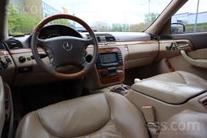 Black Mercedes-Benz S 400 2004 in Riga, with an engine capacity of 4.00 L and mileage of 0 thousand km for 2990 €, photo 8 on AUTOMOTO.COM.LV