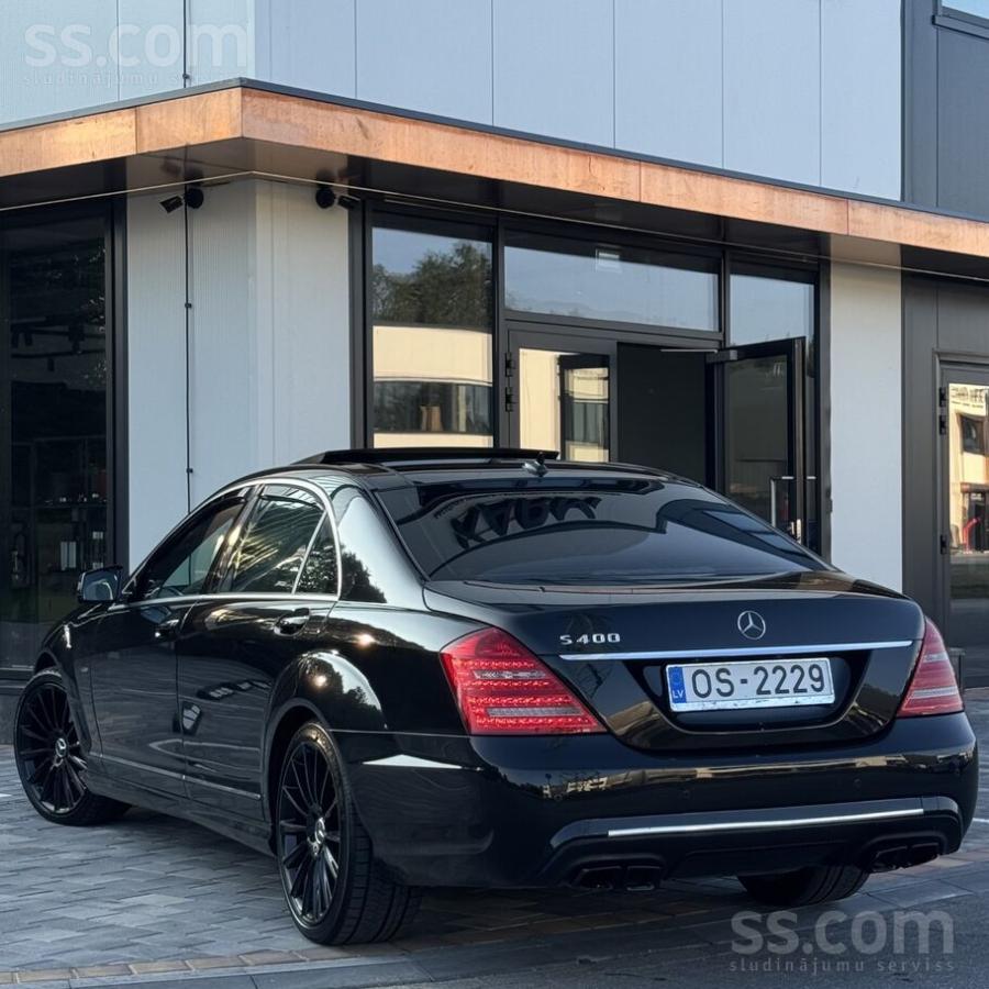 Melns Mercedes-Benz S 400 2010 Rīga, ar dzinēja tilpumu 3.50 L un nobraukumu 214 tūkst. km par 9900 €, foto 12 vietnē AUTOMOTO.COM.LV