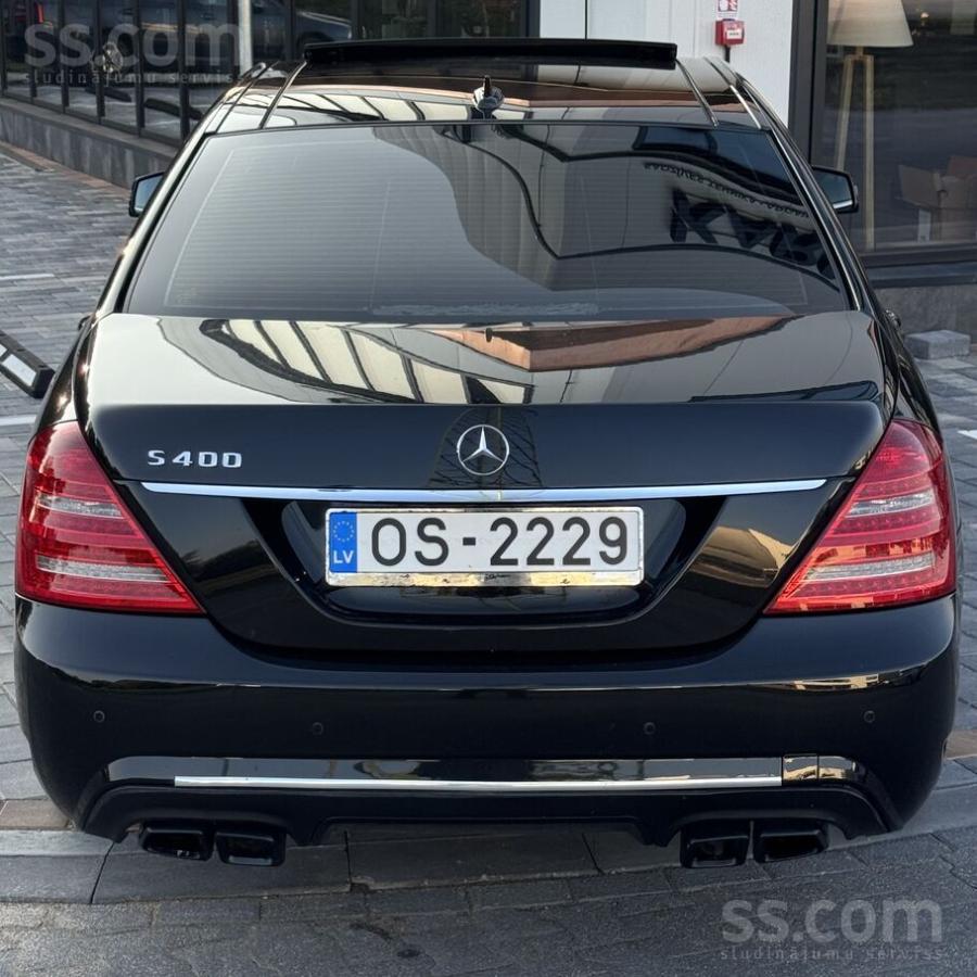 Melns Mercedes-Benz S 400 2010 Rīga, ar dzinēja tilpumu 3.50 L un nobraukumu 214 tūkst. km par 9900 €, foto 13 vietnē AUTOMOTO.COM.LV