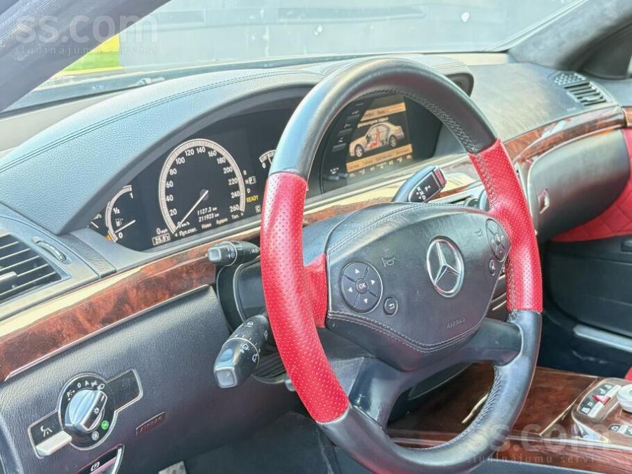 Melns Mercedes-Benz S 400 2010 Rīga, ar dzinēja tilpumu 3.50 L un nobraukumu 214 tūkst. km par 9900 €, foto 20 vietnē AUTOMOTO.COM.LV