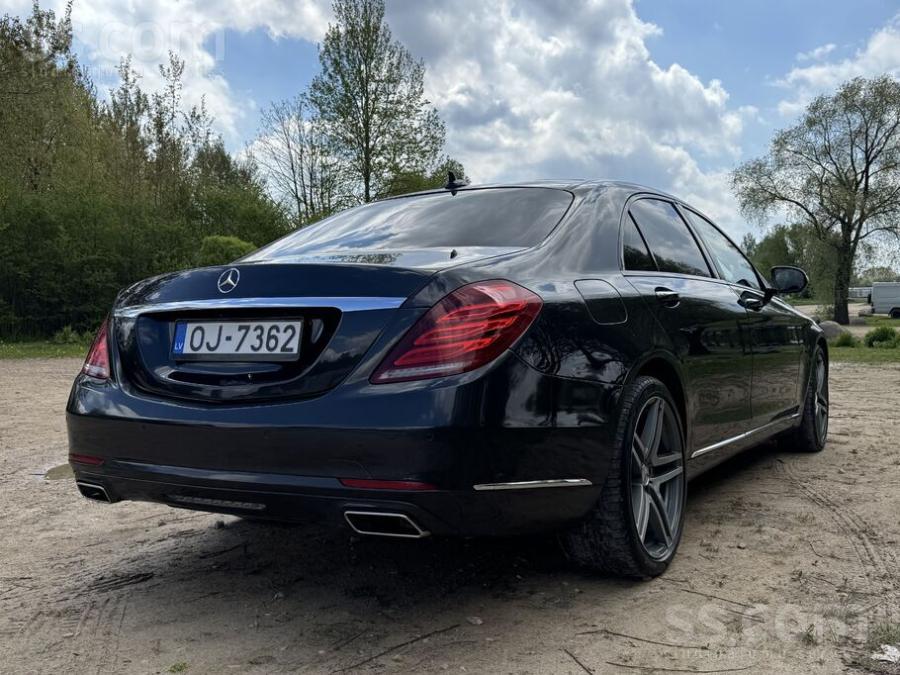 Black Mercedes-Benz S 400 2013 in Riga, with an engine capacity of 3.50 L and mileage of 0 thousand km for 18000 €, photo 13 on AUTOMOTO.COM.LV