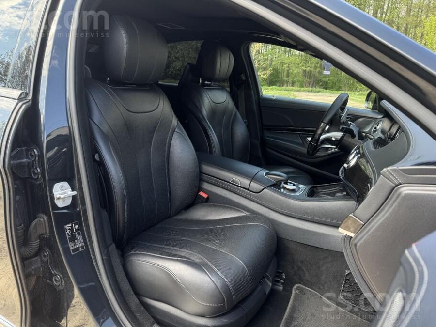 Black Mercedes-Benz S 400 2013 in Riga, with an engine capacity of 3.50 L and mileage of 0 thousand km for 18000 €, photo 14 on AUTOMOTO.COM.LV