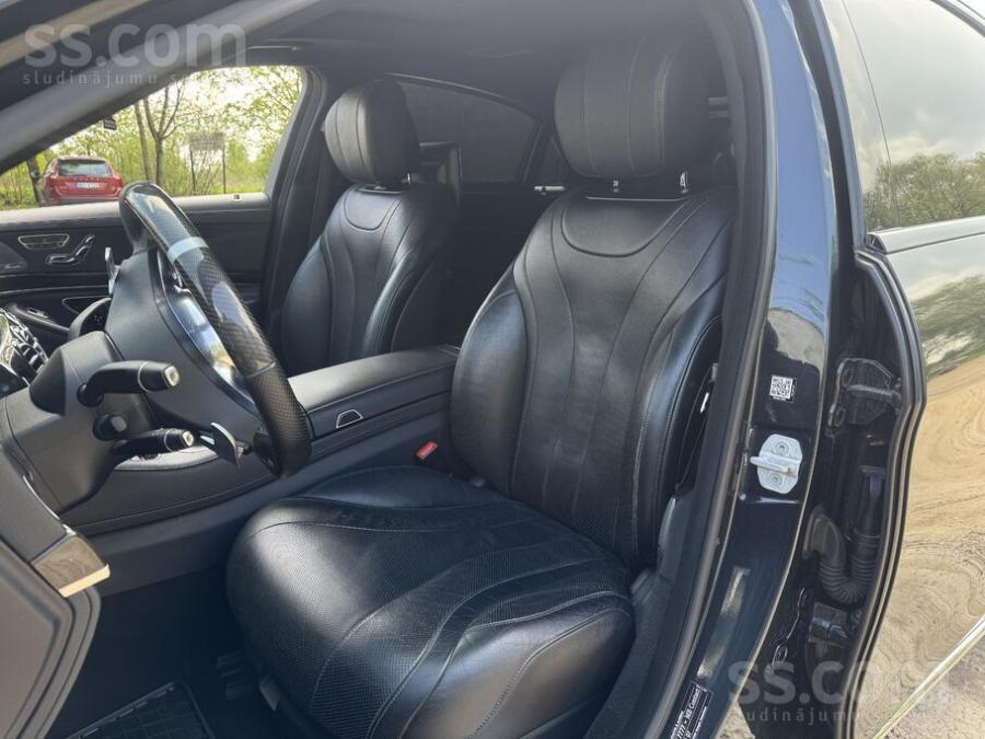 Black Mercedes-Benz S 400 2013 in Riga, with an engine capacity of 3.50 L and mileage of 0 thousand km for 18000 €, photo 15 on AUTOMOTO.COM.LV