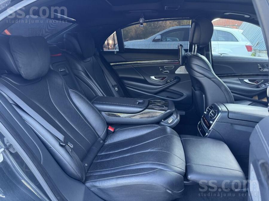 Black Mercedes-Benz S 400 2013 in Riga, with an engine capacity of 3.50 L and mileage of 0 thousand km for 18000 €, photo 17 on AUTOMOTO.COM.LV