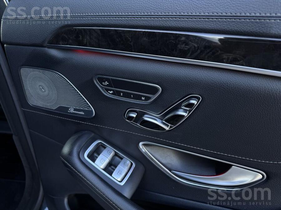 Black Mercedes-Benz S 400 2013 in Riga, with an engine capacity of 3.50 L and mileage of 0 thousand km for 18000 €, photo 23 on AUTOMOTO.COM.LV