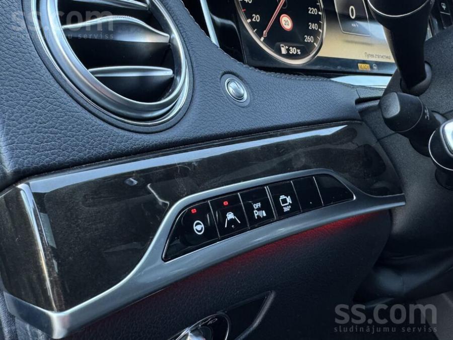 Black Mercedes-Benz S 400 2013 in Riga, with an engine capacity of 3.50 L and mileage of 0 thousand km for 18000 €, photo 27 on AUTOMOTO.COM.LV