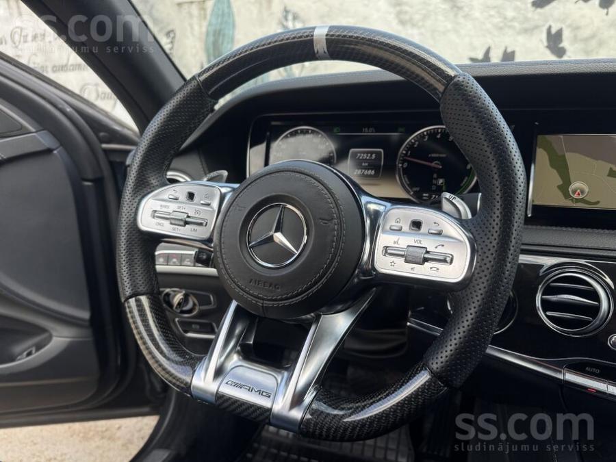 Black Mercedes-Benz S 400 2013 in Riga, with an engine capacity of 3.50 L and mileage of 0 thousand km for 18000 €, photo 29 on AUTOMOTO.COM.LV