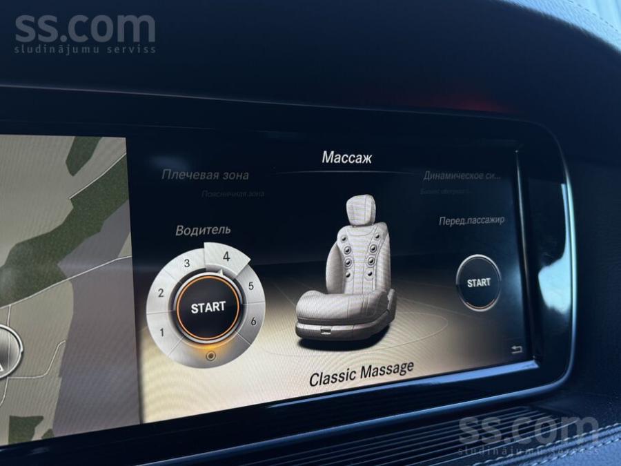 Black Mercedes-Benz S 400 2013 in Riga, with an engine capacity of 3.50 L and mileage of 0 thousand km for 18000 €, photo 33 on AUTOMOTO.COM.LV