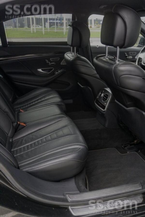 Melns Mercedes-Benz S 400 2014 Rīga, ar dzinēja tilpumu 3.50 L un nobraukumu 233 tūkst. km par 23500 €, foto 10 vietnē AUTOMOTO.COM.LV