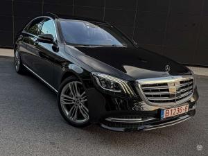 Black Mercedes-Benz S 400 2017 in Siauliai, with an engine capacity of 2.93 L and mileage of 212 thousand km for 41000 €, photo  on AUTOMOTO.COM.LV