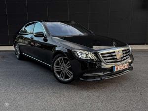 Black Mercedes-Benz S 400 2017 in Siauliai, with an engine capacity of 2.93 L and mileage of 212 thousand km for 41000 €, photo 5 on AUTOMOTO.COM.LV