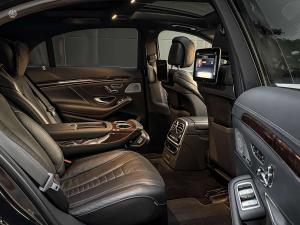 Black Mercedes-Benz S 400 2017 in Siauliai, with an engine capacity of 2.93 L and mileage of 212 thousand km for 41000 €, photo 12 on AUTOMOTO.COM.LV