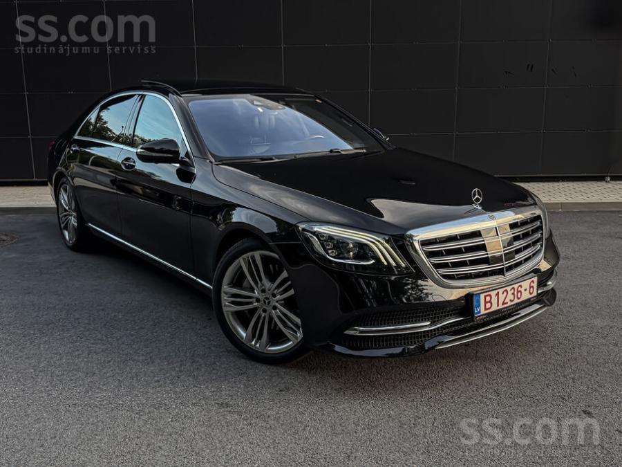 Black Mercedes-Benz S 400 2017 in Jelgava, with an engine capacity of 3.00 L and mileage of 214 thousand km for 41800 €, photo 3 on AUTOMOTO.COM.LV