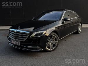 Black Mercedes-Benz S 400 2017 in Jelgava, with an engine capacity of 3.00 L and mileage of 214 thousand km for 41800 €, photo 4 on AUTOMOTO.COM.LV