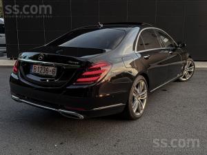 Black Mercedes-Benz S 400 2017 in Jelgava, with an engine capacity of 3.00 L and mileage of 214 thousand km for 41800 €, photo 6 on AUTOMOTO.COM.LV