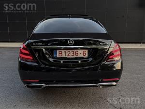 Black Mercedes-Benz S 400 2017 in Jelgava, with an engine capacity of 3.00 L and mileage of 214 thousand km for 41800 €, photo 7 on AUTOMOTO.COM.LV