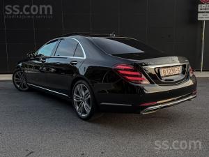Black Mercedes-Benz S 400 2017 in Jelgava, with an engine capacity of 3.00 L and mileage of 214 thousand km for 41800 €, photo 8 on AUTOMOTO.COM.LV