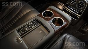 Black Mercedes-Benz S 400 2017 in Jelgava, with an engine capacity of 3.00 L and mileage of 214 thousand km for 41800 €, photo 14 on AUTOMOTO.COM.LV