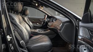 Black Mercedes-Benz S 400 2017 in Jelgava, with an engine capacity of 3.00 L and mileage of 214 thousand km for 41800 €, photo 15 on AUTOMOTO.COM.LV