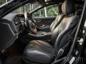 Black Mercedes-Benz S 400 2017 in Jelgava, with an engine capacity of 3.00 L and mileage of 214 thousand km for 41800 €, photo 17 on AUTOMOTO.COM.LV