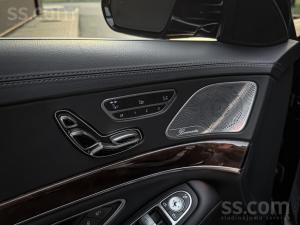 Black Mercedes-Benz S 400 2017 in Jelgava, with an engine capacity of 3.00 L and mileage of 214 thousand km for 41800 €, photo 20 on AUTOMOTO.COM.LV