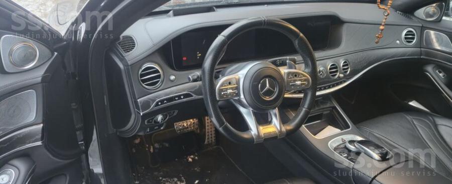 Melns Mercedes-Benz S 400 2017 Rīga, ar dzinēja tilpumu 3.00 L un nobraukumu 203 tūkst. km par 39500 €, foto 5 vietnē AUTOMOTO.COM.LV