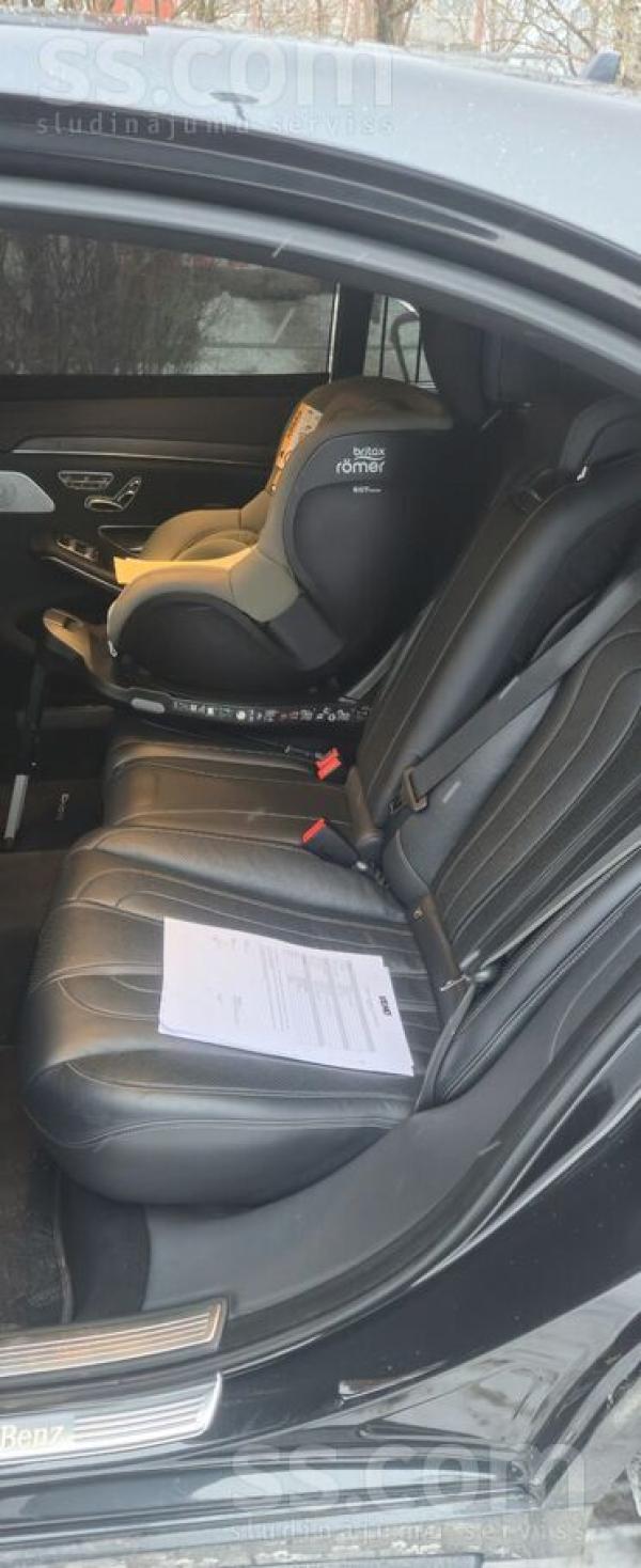 Melns Mercedes-Benz S 400 2017 Rīga, ar dzinēja tilpumu 3.00 L un nobraukumu 203 tūkst. km par 39500 €, foto 6 vietnē AUTOMOTO.COM.LV