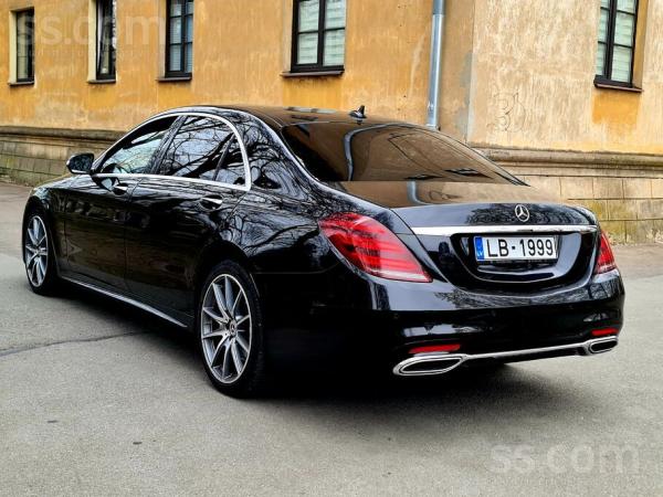 Melns Mercedes-Benz S 400 2018 Rīga, ar dzinēja tilpumu 3.00 L un nobraukumu 276 tūkst. km par 32900 €, foto 2 vietnē AUTOMOTO.COM.LV