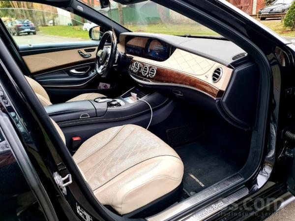 Melns Mercedes-Benz S 400 2018 Rīga, ar dzinēja tilpumu 3.00 L un nobraukumu 276 tūkst. km par 32900 €, foto 5 vietnē AUTOMOTO.COM.LV