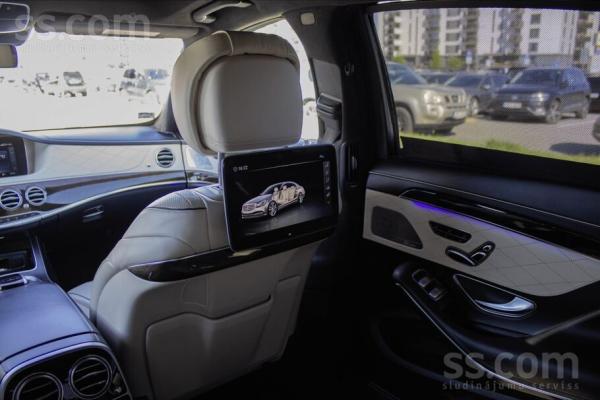 Melns Mercedes-Benz S 400 2018 Rīga, ar dzinēja tilpumu 3.00 L un nobraukumu 276 tūkst. km par 32900 €, foto 8 vietnē AUTOMOTO.COM.LV