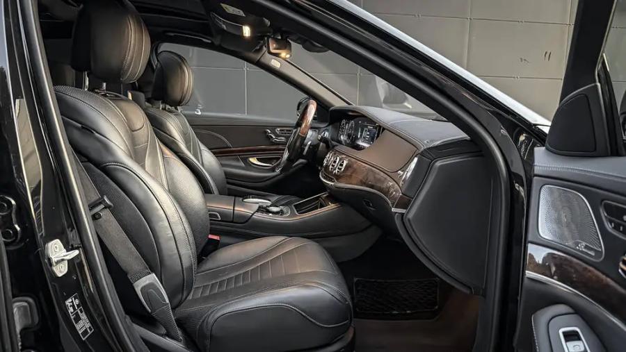 Melns Mercedes-Benz S 400 2018 Jelgava, ar dzinēja tilpumu 3.00 L un nobraukumu 214 tūkst. km par 43000 €, foto 15 vietnē AUTOMOTO.COM.LV