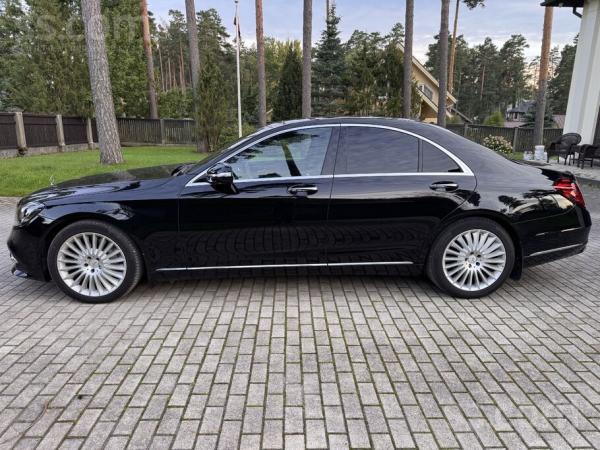 Melns Mercedes-Benz S 400 2019 Rīga, ar dzinēja tilpumu 3.00 L un nobraukumu 74 tūkst. km par 56000 €, foto 5 vietnē AUTOMOTO.COM.LV