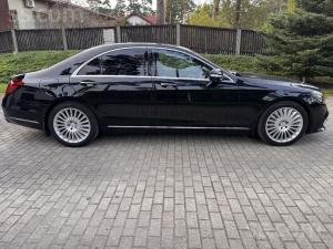 Black Mercedes-Benz S 400 2019 in Riga, with an engine capacity of 3.00 L and mileage of 74 thousand km for 56000 €, photo 8 on AUTOMOTO.COM.LV