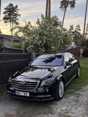 Black Mercedes-Benz S 400 2019 in Riga, with an engine capacity of 3.00 L and mileage of 75 thousand km for 56000 €, photo 20 on AUTOMOTO.COM.LV
