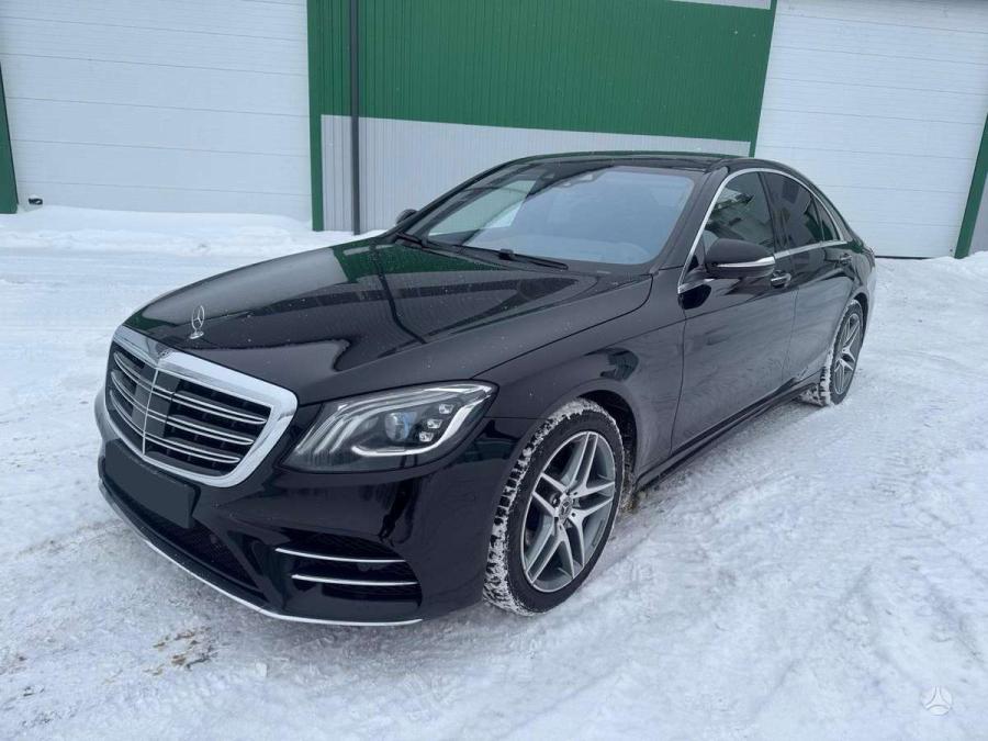 Melns Mercedes-Benz S 400 2020 Kauņa, ar dzinēja tilpumu 3.00 L un nobraukumu 285 tūkst. km par 30500 €, foto 1 vietnē AUTOMOTO.COM.LV