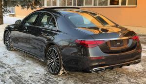 Black Mercedes-Benz S 400 2020 in Kaunas, with an engine capacity of 2.93 L and mileage of 120 thousand km for 59653 €, photo 9 on AUTOMOTO.COM.LV